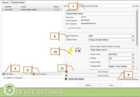 How to Configure Device Settings - Eyedro